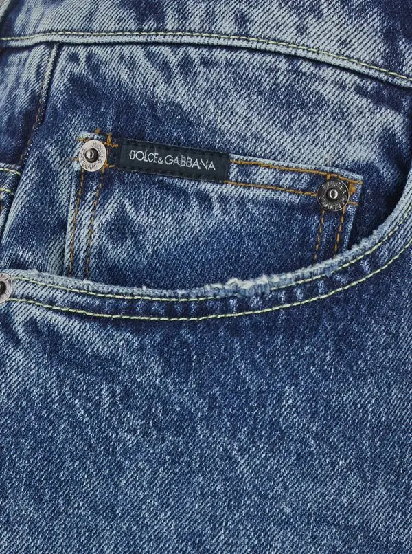 Dolce & Gabbana Logo Plaque Jeans