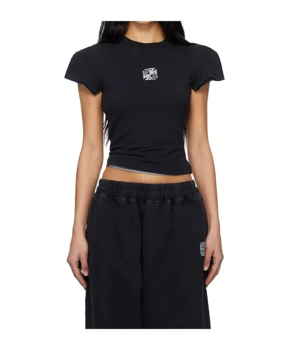 Vetements Biker Cross Logo T-shirt