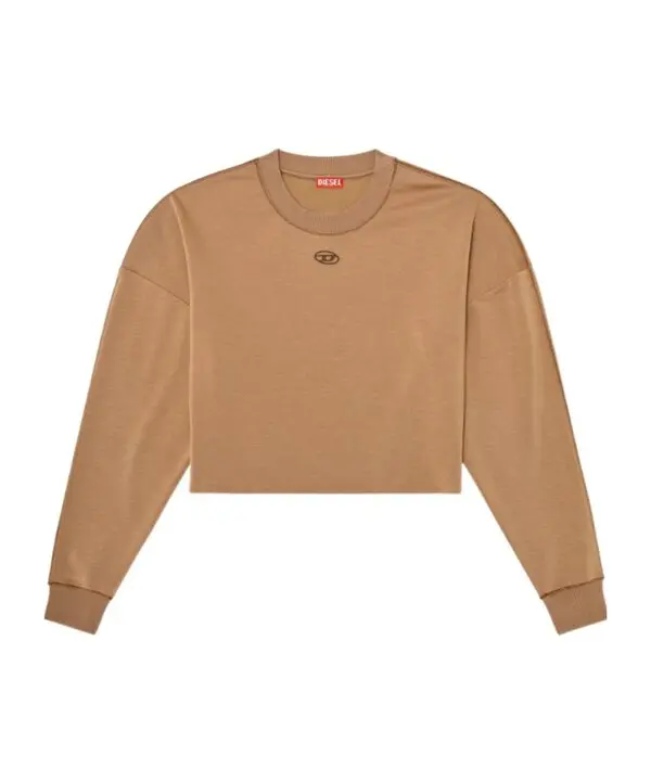 DIESEL® Logo-detail Cropped Sweatshirt
