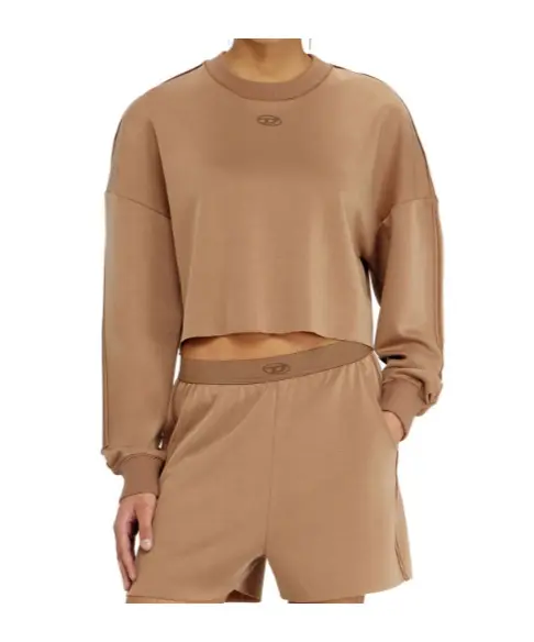 DIESEL® Logo-detail Cropped Sweatshirt