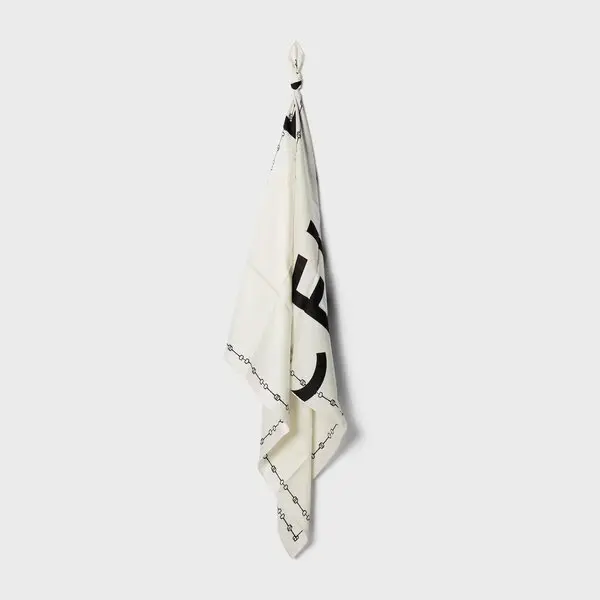 Celine Square In Silk Twill