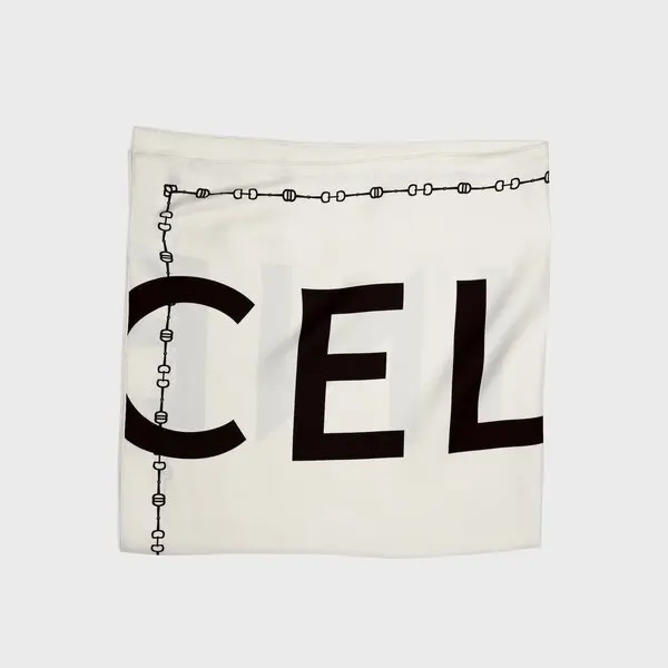 Celine Square In Silk Twill