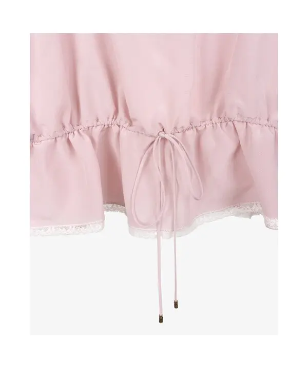 Chloé Drawstring Camisole Top - Dark Lilac