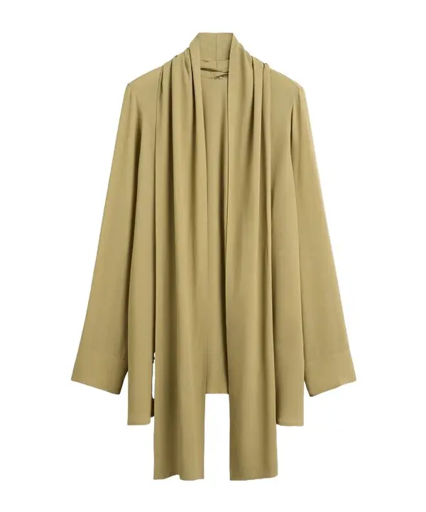 TOTEME Draped Scarf Blouse - No