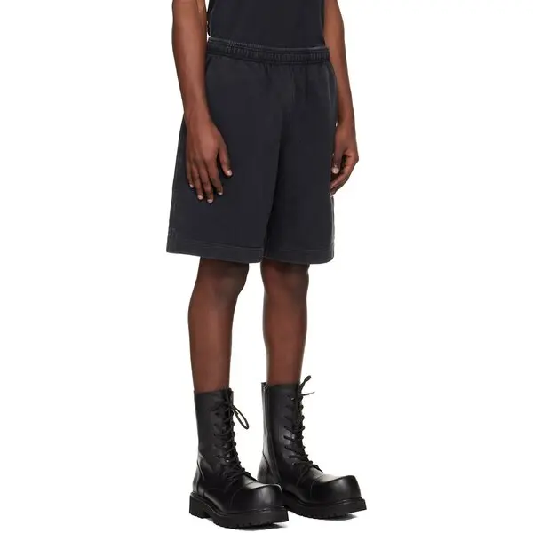 Vetements Biker Cross Logo Detailed Shorts