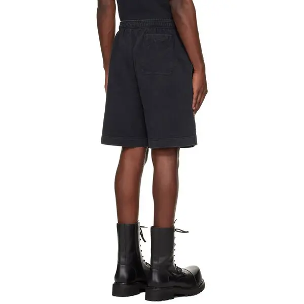 Vetements Biker Cross Logo Detailed Shorts
