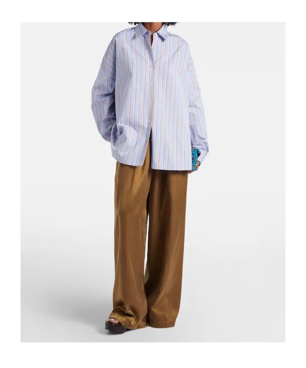 Dries Van Noten Striped Cotton Shirt