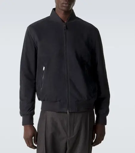 TOD'S Suede Bomber Jacket