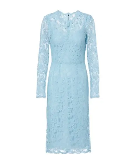 Dolce & Gabbana Cotton-blend Lace Cocktail Dress