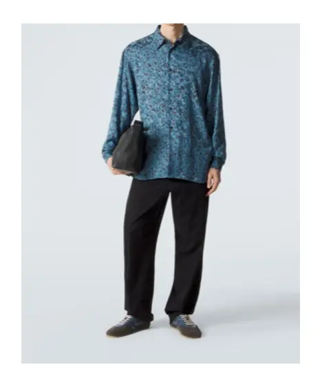Dries Van Noten Cotton Straight Pants