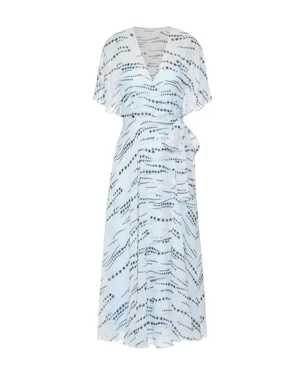Red Valentino Star Print Dress - Blue