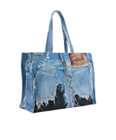 Acne Studios Printed Canvas Tote Bag