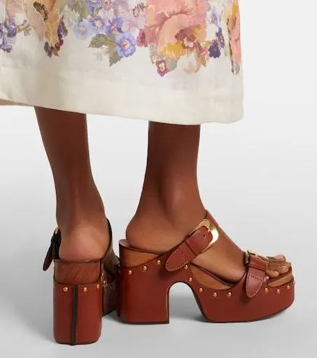 Zimmermann Studded High-heel Sandals