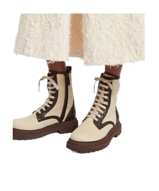Brunello Cucinelli Craft Woven Boots