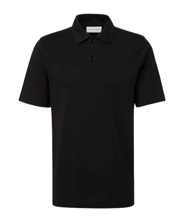 Dries Van Noten Cotton Jersey Polo Shirt