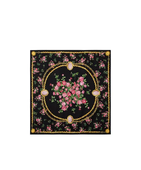Dolce & Gabbana Floral Silk Scarf