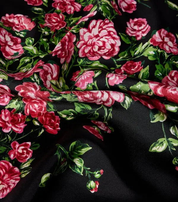 Dolce & Gabbana Floral Silk Scarf