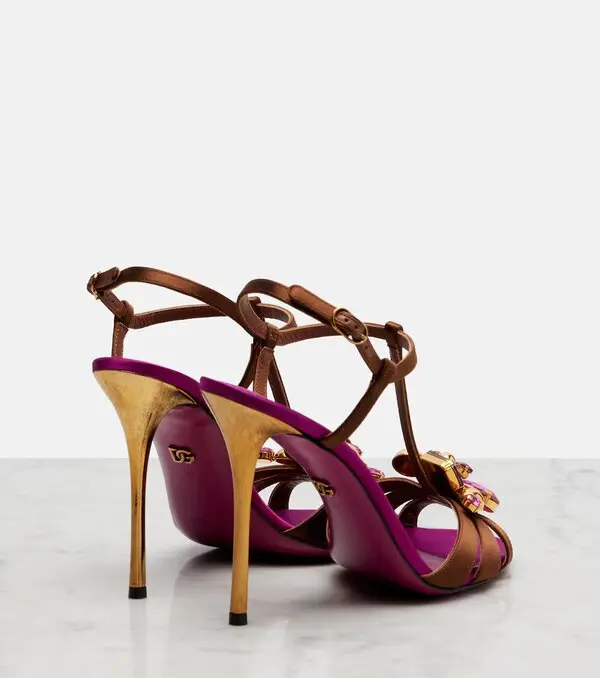 Dolce & Gabbana Round-toe High-heeled Sandals