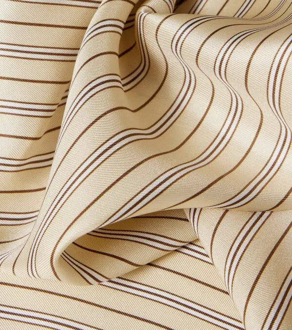 TOTEME Striped Silk Scarf