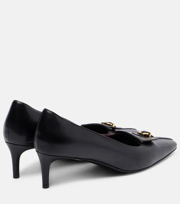 Khaite Celia Pocket 50 Leather High Heels