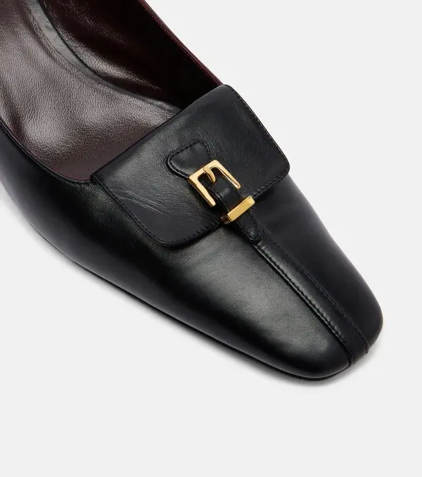 Khaite Celia Pocket 50 Leather High Heels