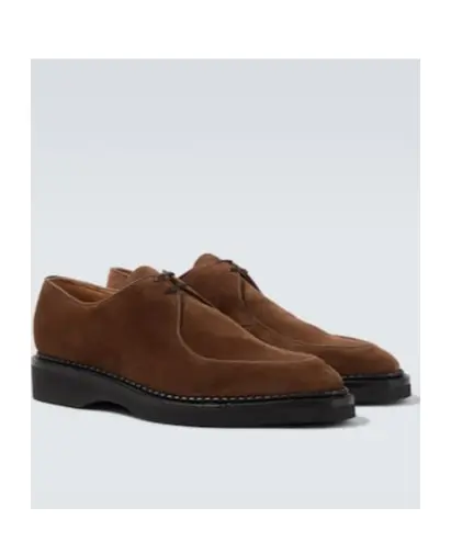 John Lobb Ted Suede Oxford Shoes