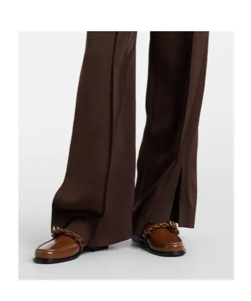 JIL SANDER Tangle Leather Loafers
