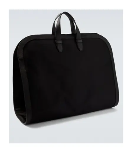 Brioni Leather-trimmed Garment Bag