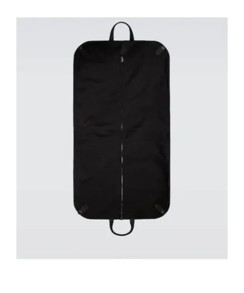 Brioni Leather-trimmed Garment Bag