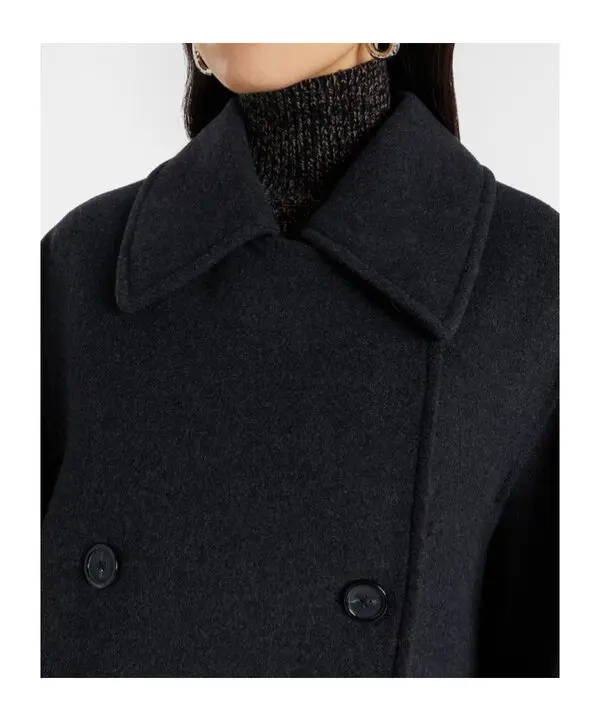 TOTEME Shield Double-breasted Wool-blend Coat