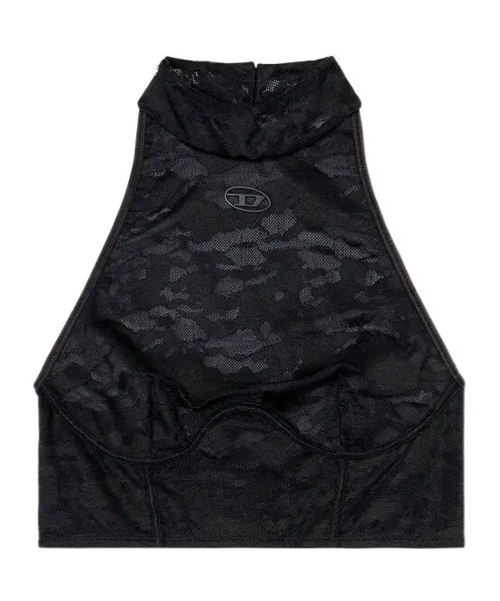 DIESEL® Lace Bralette With Halter Neck