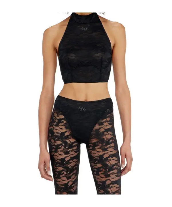 DIESEL® Lace Bralette With Halter Neck