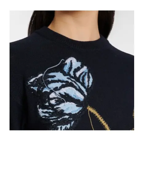 Erdem Intarsia Wool And Cotton Sweater