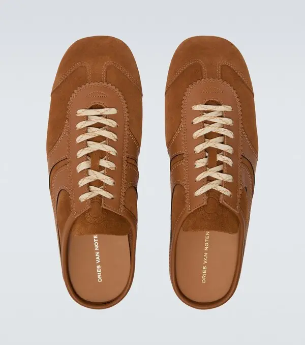 Dries Van Noten Suede Mules
