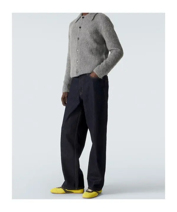 Dries Van Noten Leather-trimmed Suede Sneakers