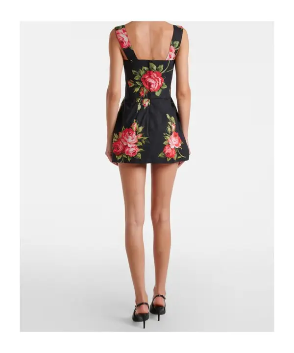 Dolce & Gabbana Floral Cotton Minidress