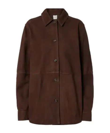 TOTEME Suede Overshirt