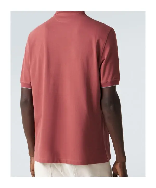 Brunello Cucinelli Logo Cotton Piqué Polo Shirt