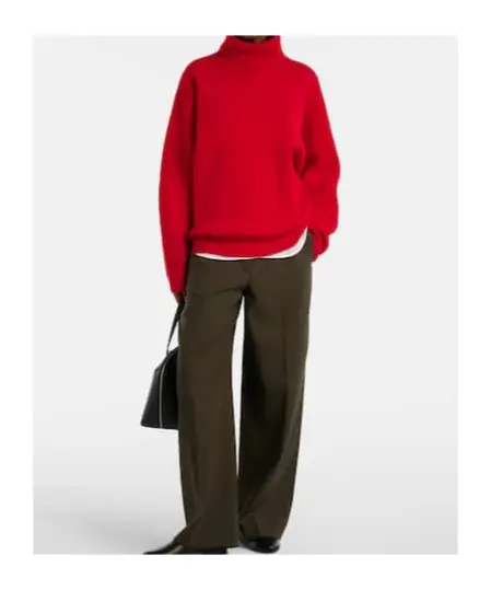 TOTEME Wool And Cashmere-blend Turtleneck Sweater