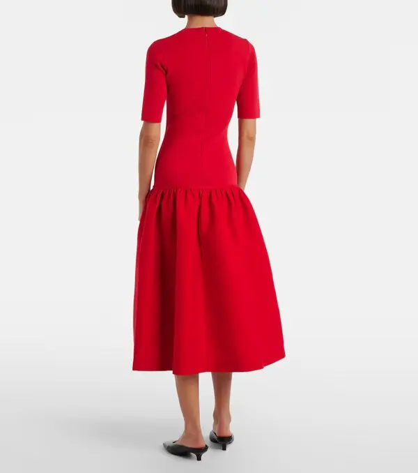 TOTEME Peplum Midi Dress