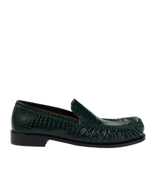 Dries Van Noten Leather Loafers