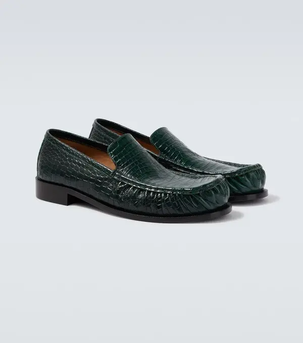 Dries Van Noten Leather Loafers