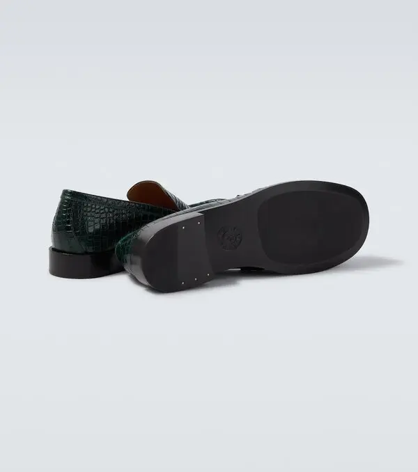 Dries Van Noten Leather Loafers