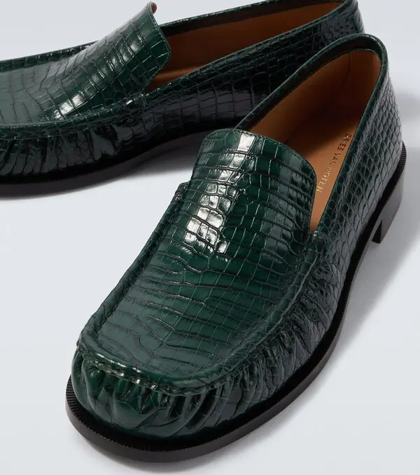 Dries Van Noten Leather Loafers