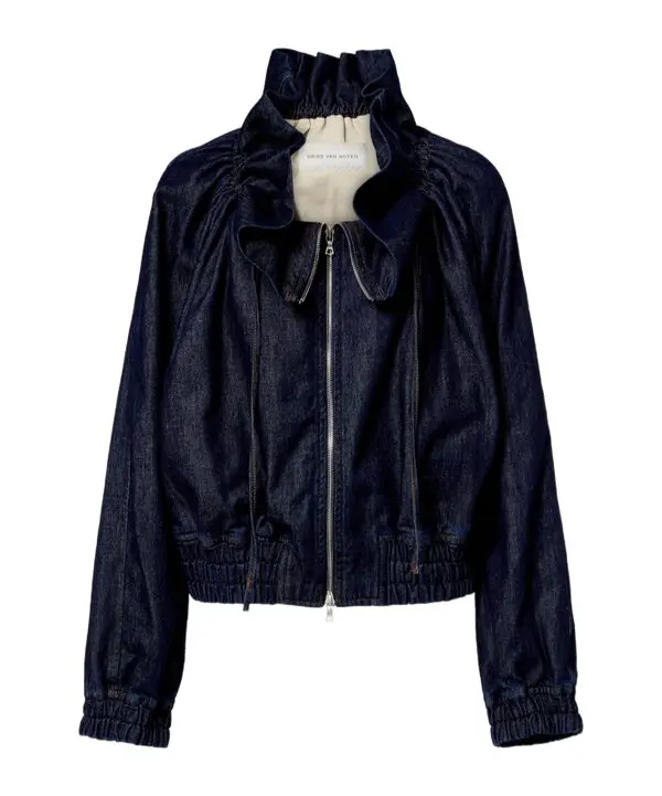 Dries Van Noten Zippered Denim Jacket