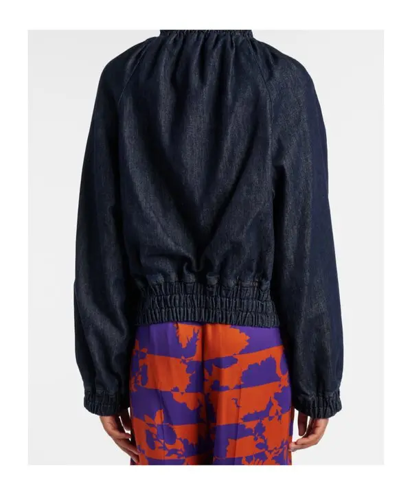 Dries Van Noten Zippered Denim Jacket