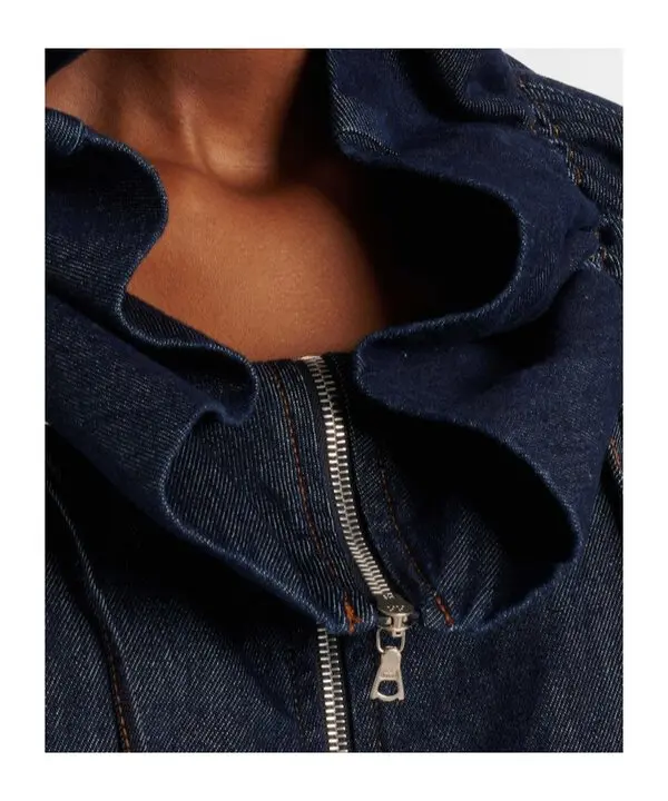 Dries Van Noten Zippered Denim Jacket