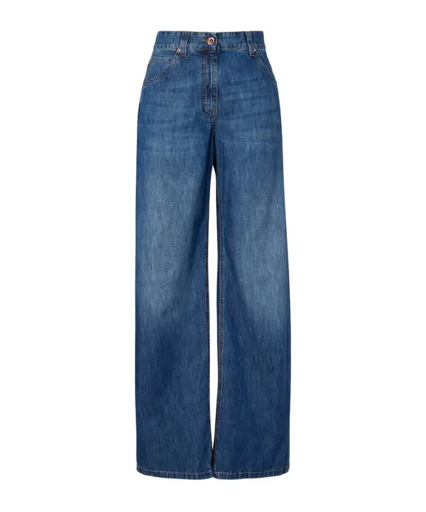 Brunello Cucinelli Wide-leg Jeans