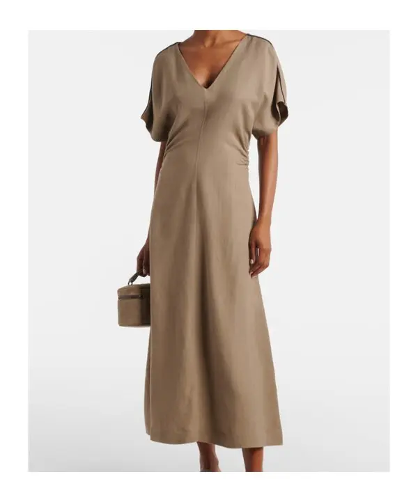Brunello Cucinelli Monili Midi Dress