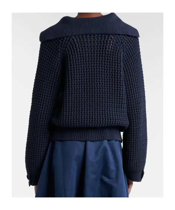 Brunello Cucinelli Cotton-blend Polo Sweater